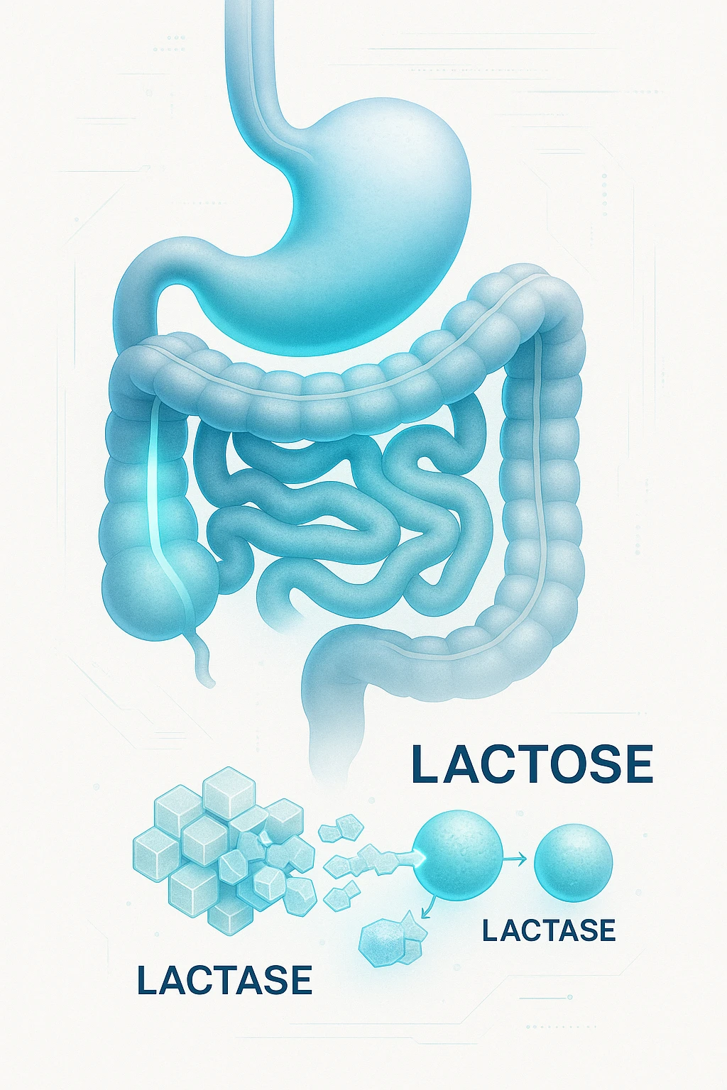 Lactase vs. lactose: how to get rid of heaviness, bloating and milk ...
